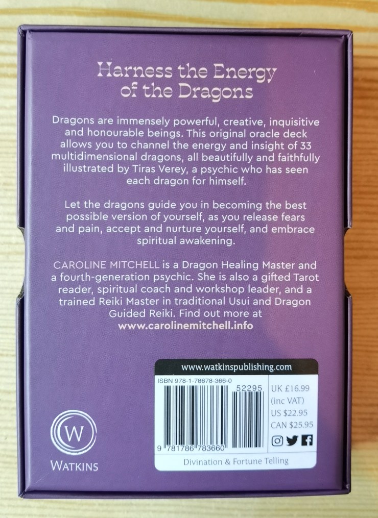 Oracle Deck Review – The Dragon Path Oracle Cards by Caroline Mitchell ...
